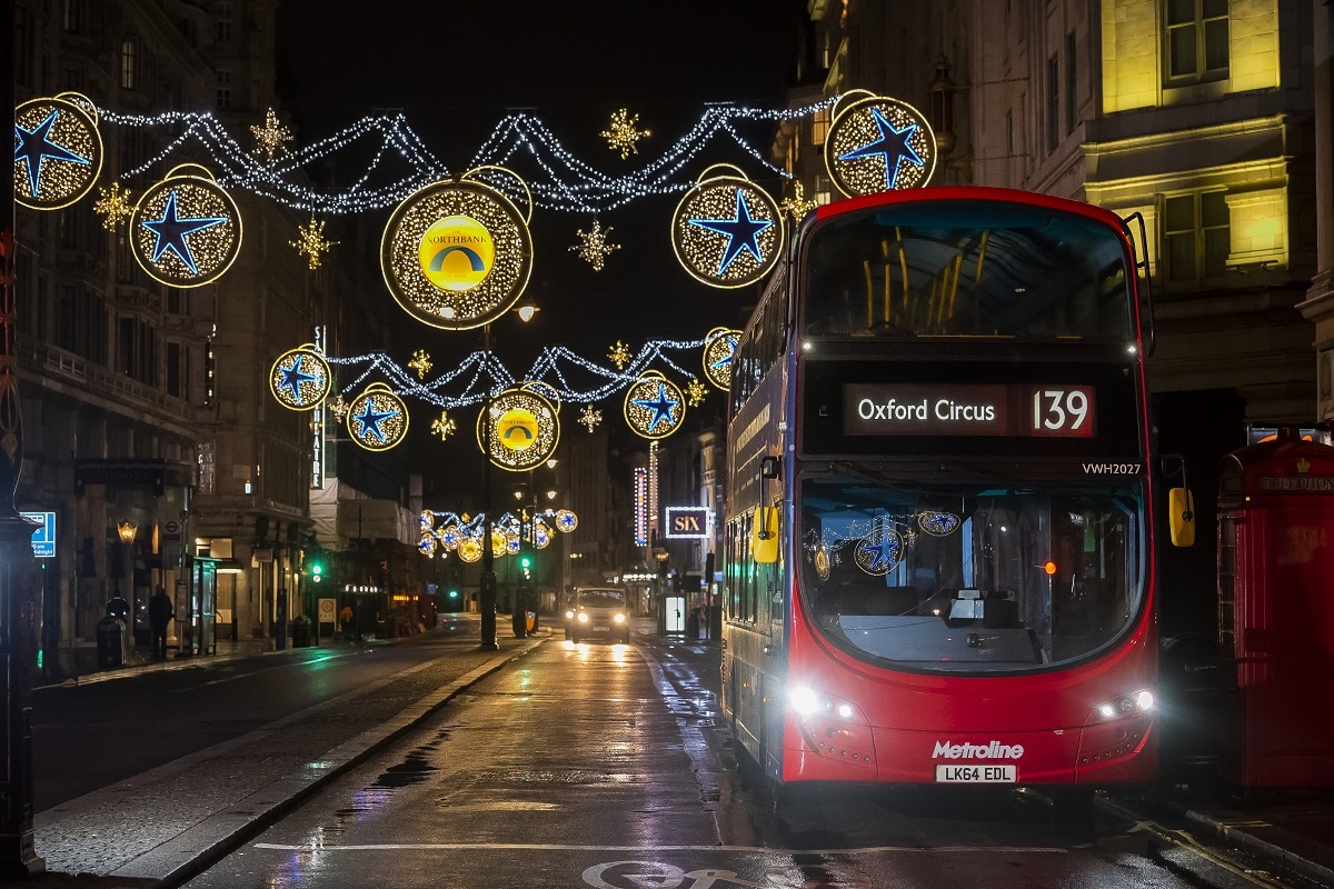 TfL Festive Makeover Decorates Buses And Tube Stations - Secret London