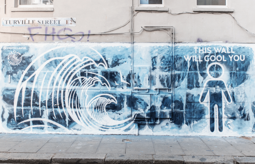 A 'Cooling Wall' Mural Has Arrived In London To Tackle The Heatwave
