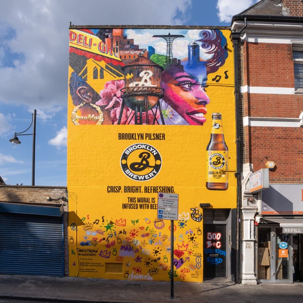 Brixton Is Now Home To The World's First Beer Mural