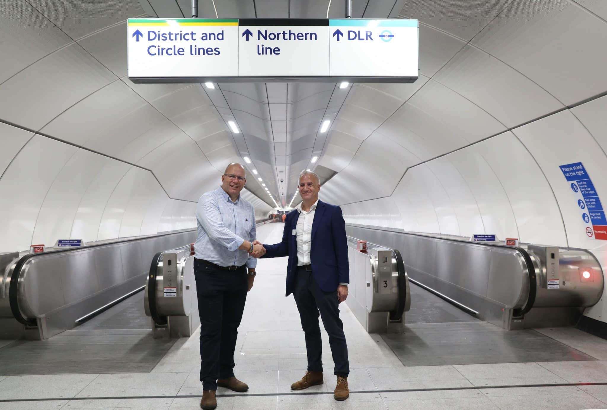 New Moving Walkways Are Arriving At Bank Station