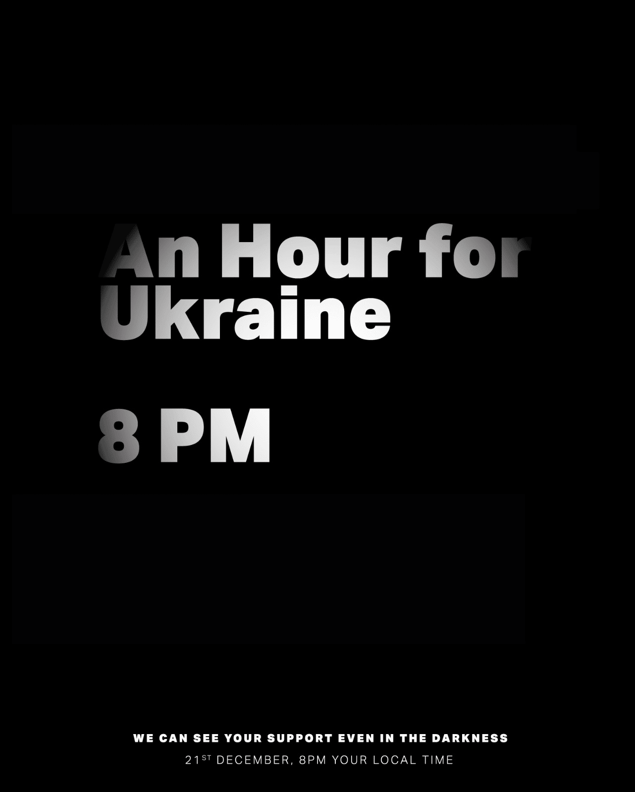 London's Christmas Lights Will Turn Off For 'An Hour For Ukraine'
