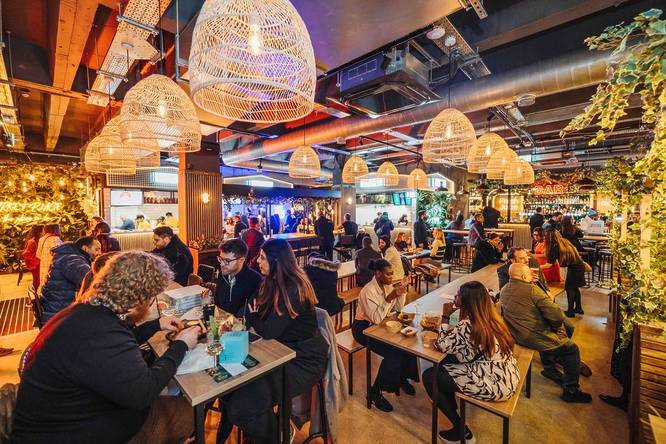 A Huge New Food Hall Has Just Landed In London's West End - And It ...