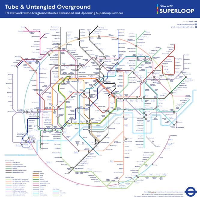 A Reimagined Tube Map Shines A New Light On The Superloop