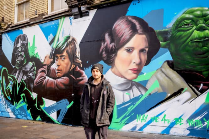 An Impressive Star Wars Mural Has Popped Up In East London