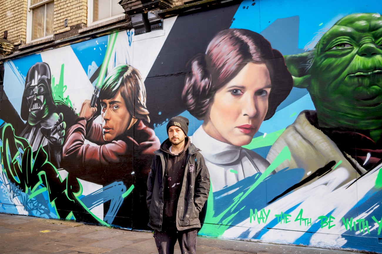 An Impressive Star Wars Mural Has Popped Up In East London