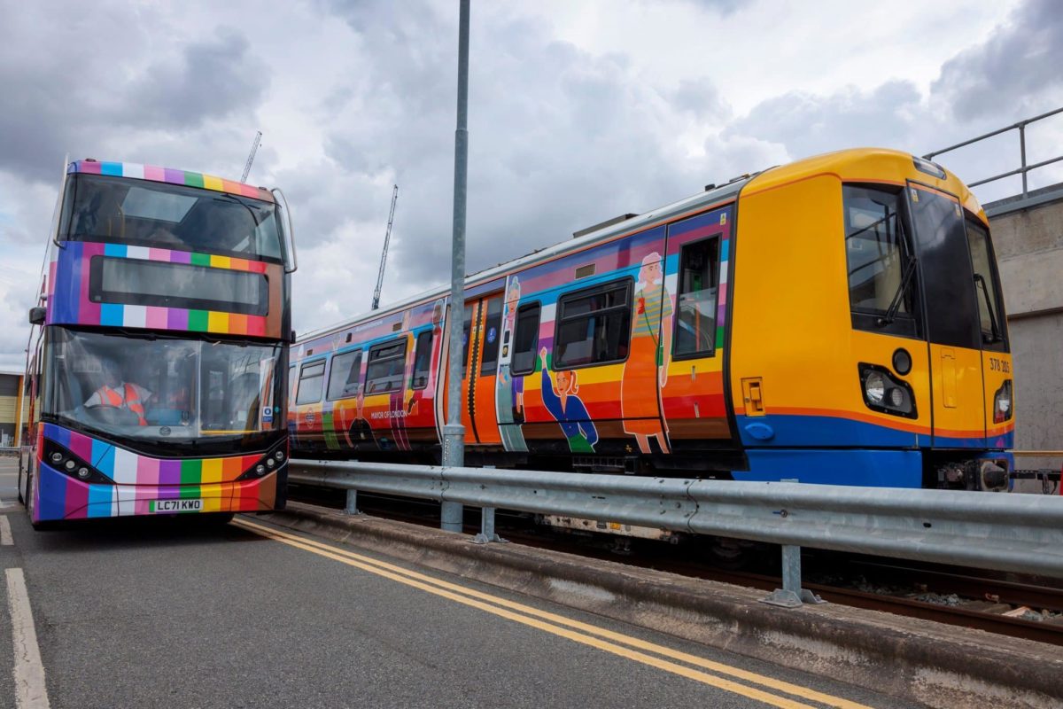 TfL Have Kitted Out Trains And Buses For London Pride