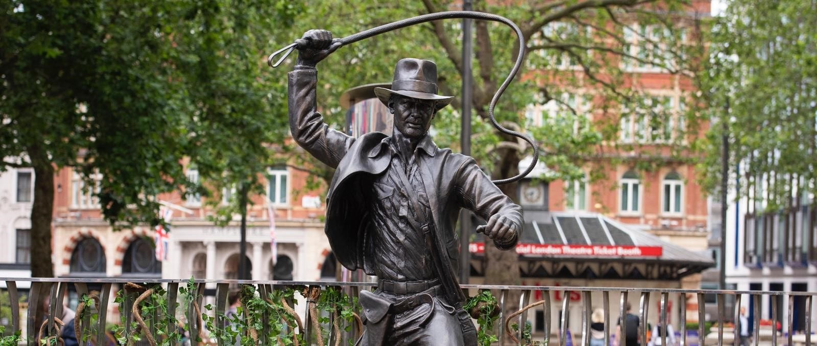 An Indiana Jones Statue Has Been Unveiled In Leicester Square
