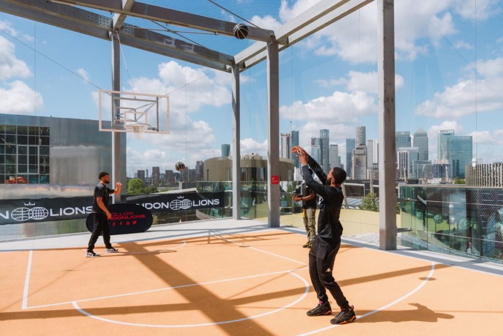 You Can Now Play Basketball On A London Rooftop