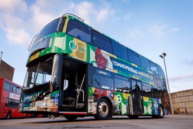 New TfL Bus Designed To Celebrate Windrush Generation