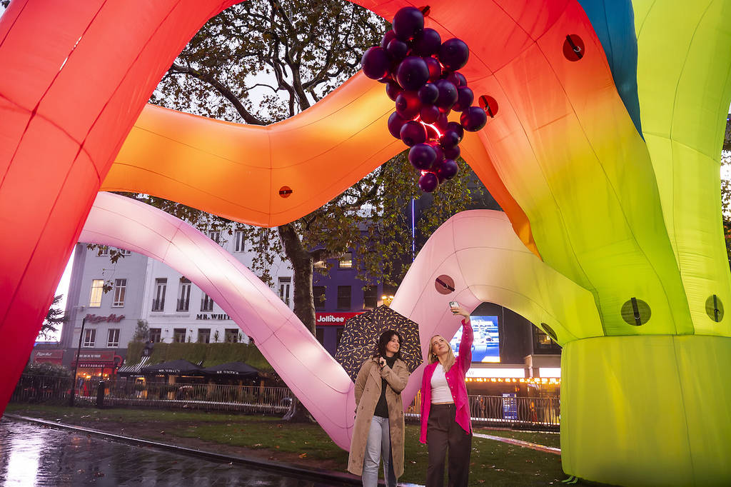 A Giant Inflatable Sculpture Has Popped Up In Leicester Square