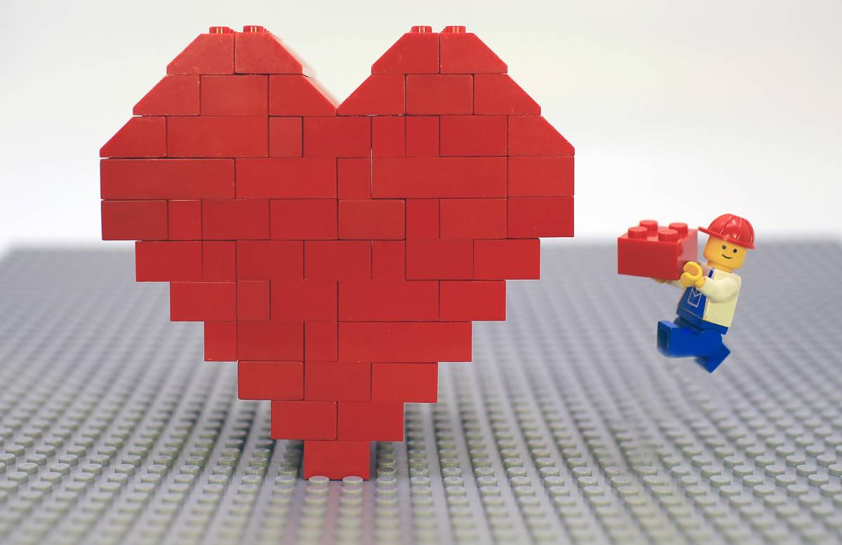 A Giant LEGO Heart Is Popping-Up On The South Bank Tomorrow