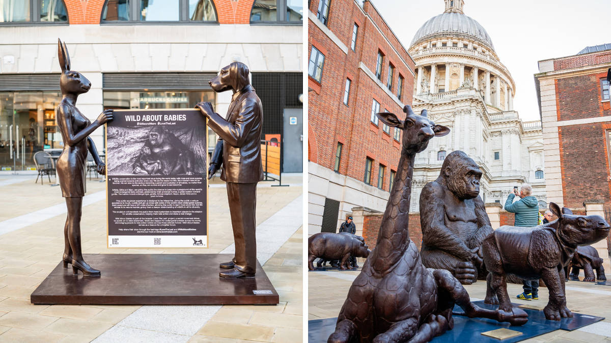 A Group Of Interactive Animals Sculptures Has Landed In London
