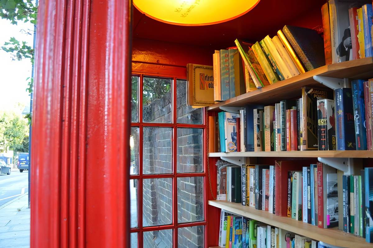 London's Smallest Library Is Hidden Away In An Old Phone Box