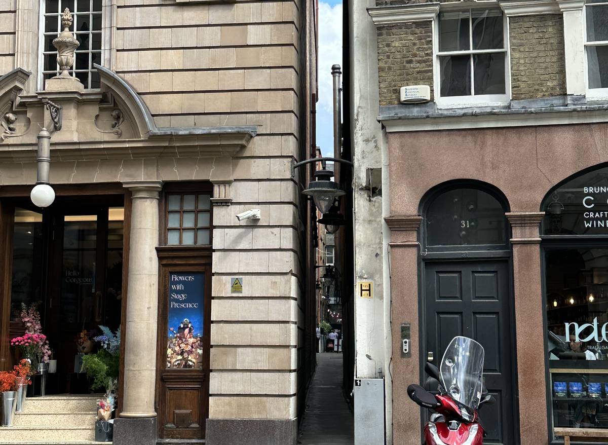 This Tiny Alleyway Has A Hidden Pub And Secret Theatre Entrance
