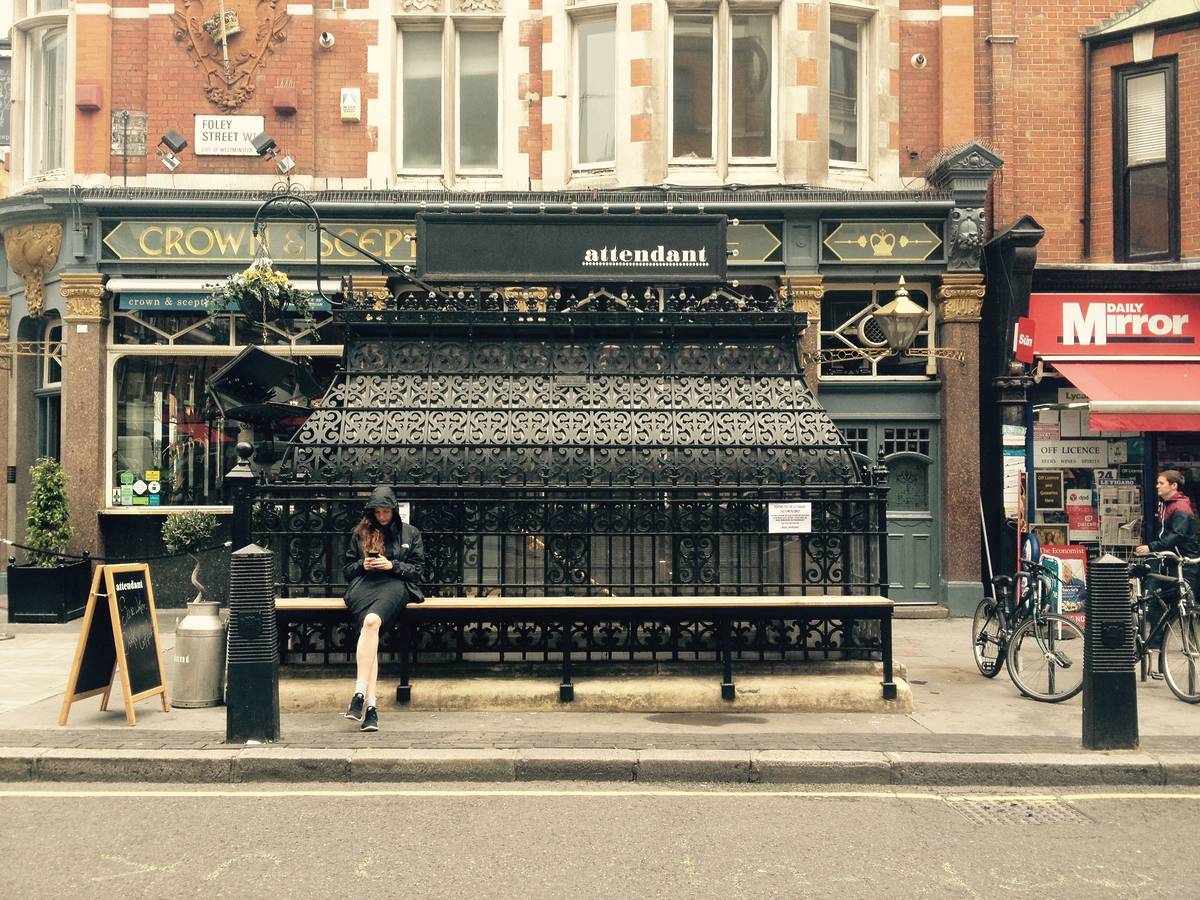 There's A Hidden Coffee Shop Inside A Public Toilet In Fitzrovia