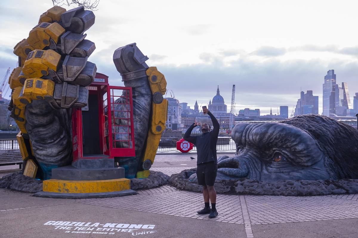 Godzilla And Kong Have Be Spotted In (And Around) The Thames