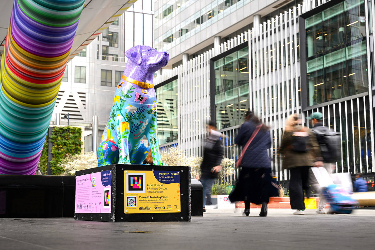 An Adorable Trail Of Guide Dog Sculptures Has Landed In London