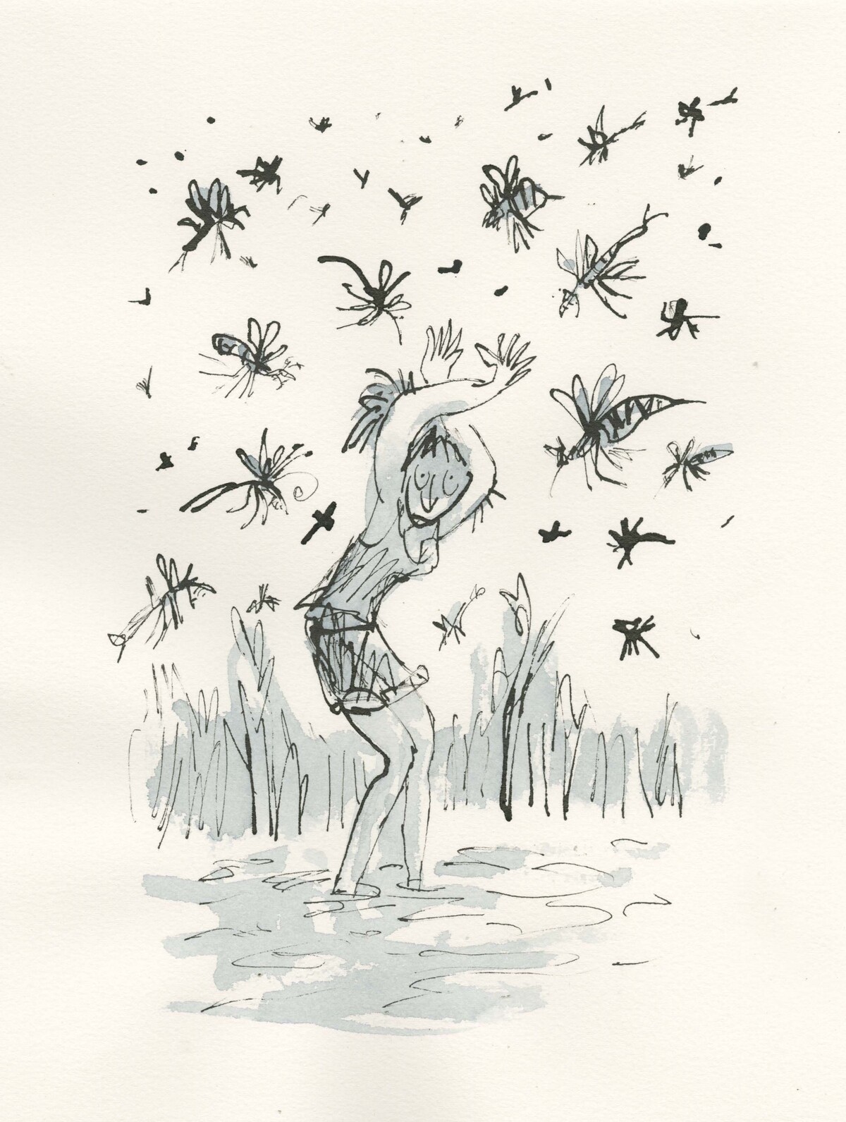A New Quentin Blake Exhibition Has Opened With Unseen Pieces