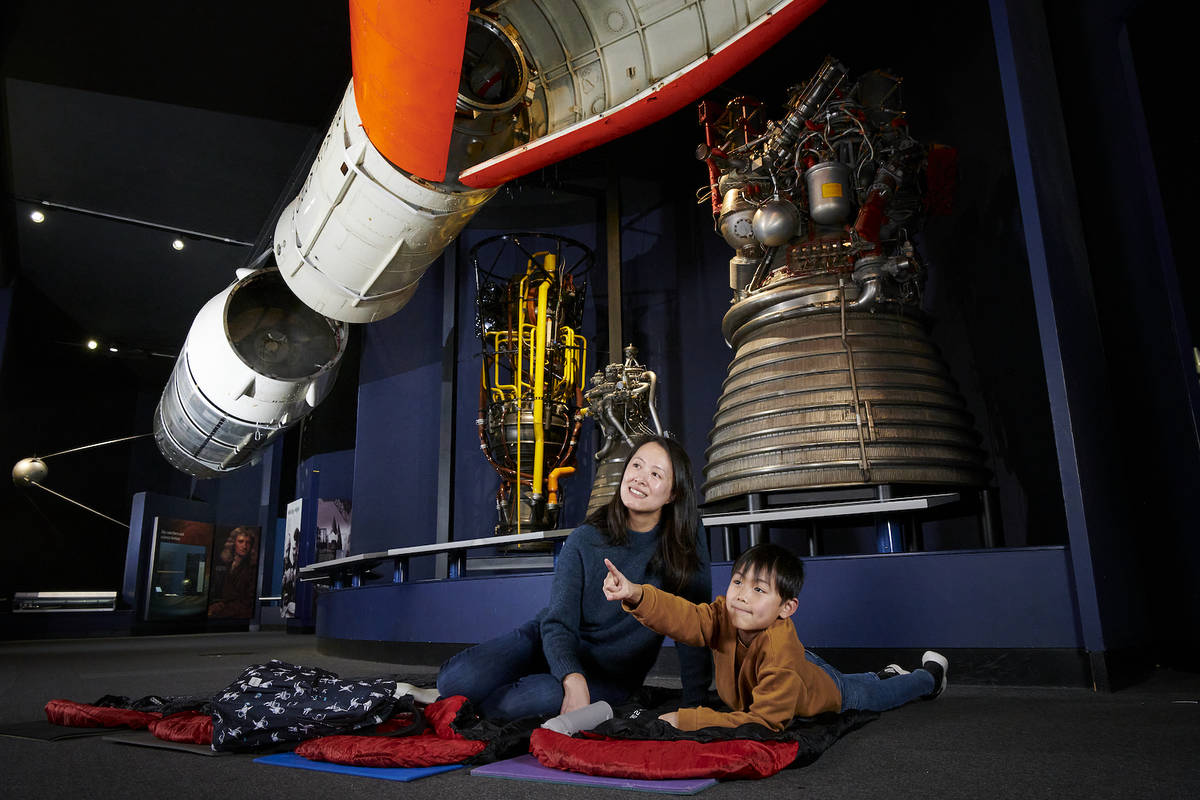 Sleep Among Space Rockets At London's Science Museum