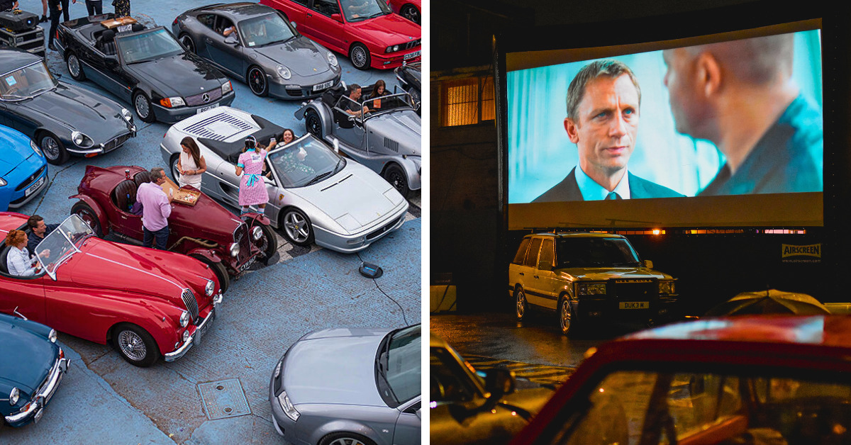 Enjoy Blockbuster Movies In Classic Cars At This Unique Drive-In