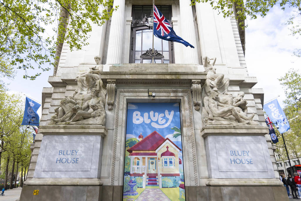 London's Australian House Has Been Renamed 'Bluey's House'