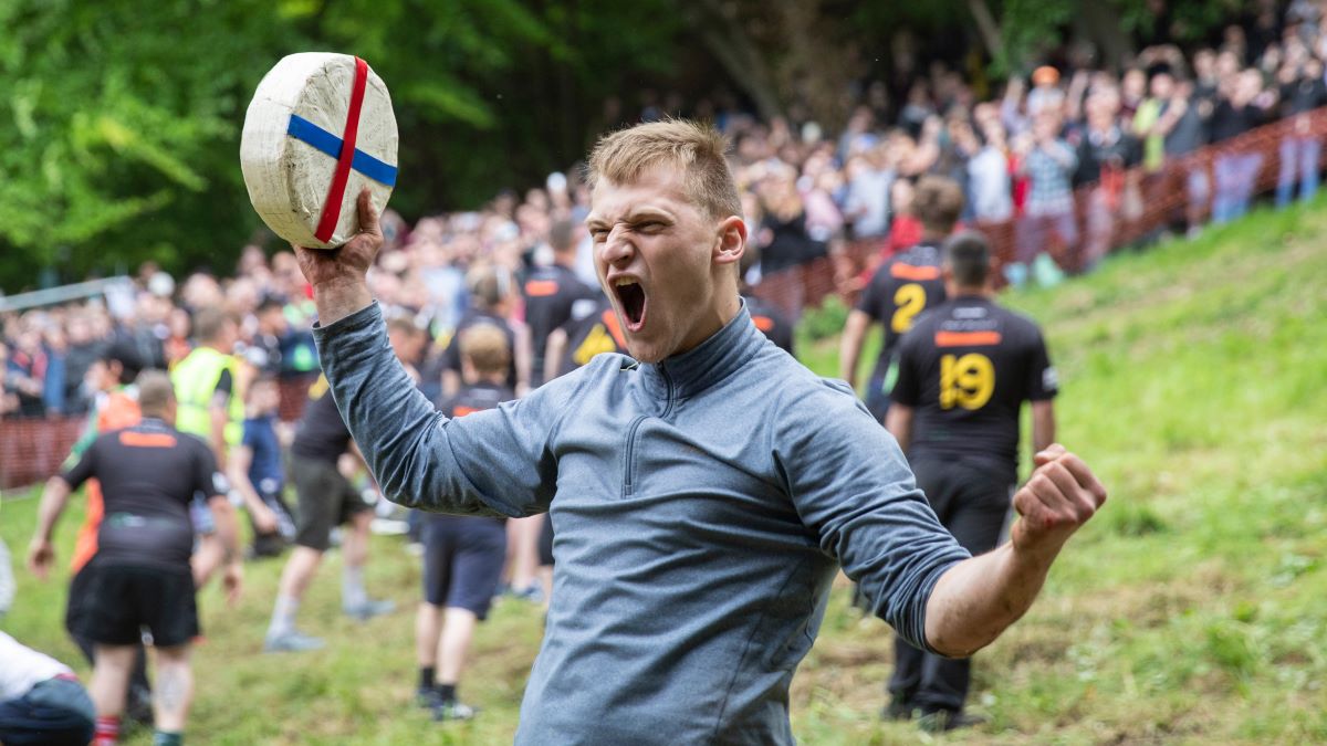 The UK’s Bone-Breaking Race Where You Chase Cheese Downhill