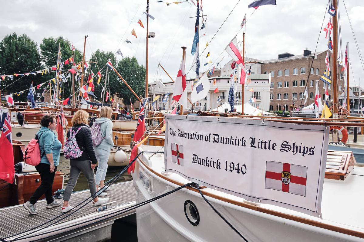 A Big Group Of Dunkirk Little Ships Will Moor At St Katherine Docks