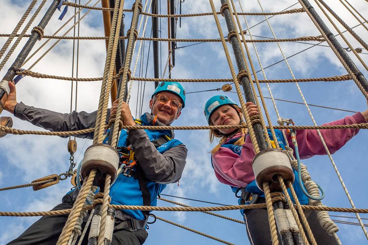 Did You Know You Can Do A Rig Climb At London's Cutty Sark?