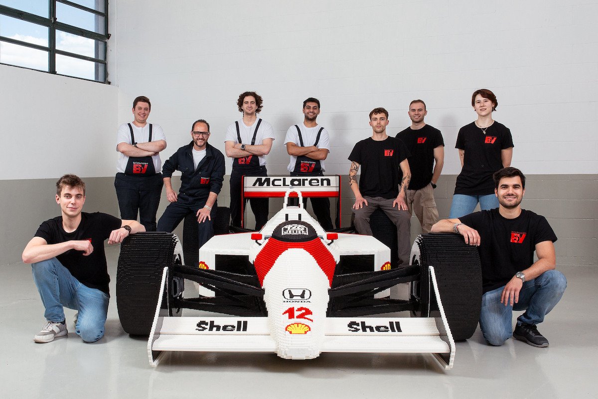 See A Life-Size LEGO McLaren Race Car In Leicester Square