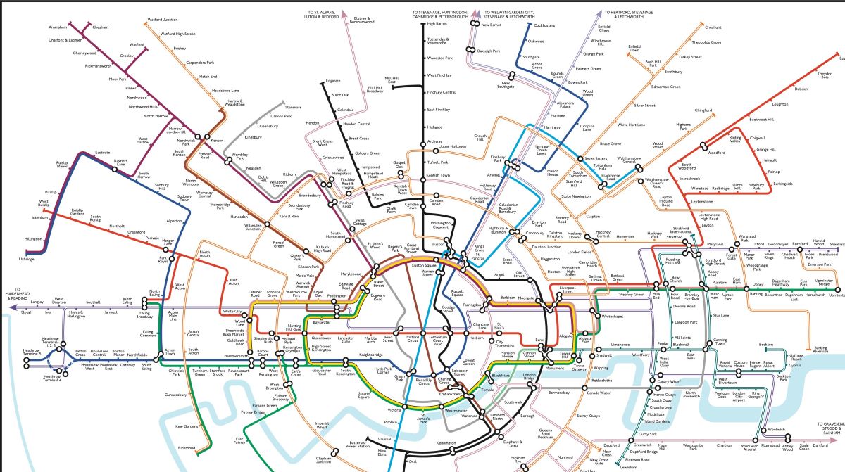 Circular Tube Map Redesign By University Lecturer Goes Viral