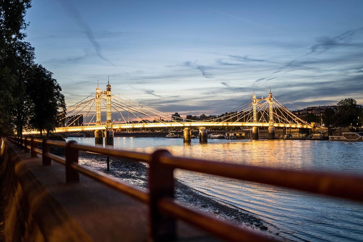 This Beautiful London Bridge Has Been Nicknamed The 'Disney Bridge'
