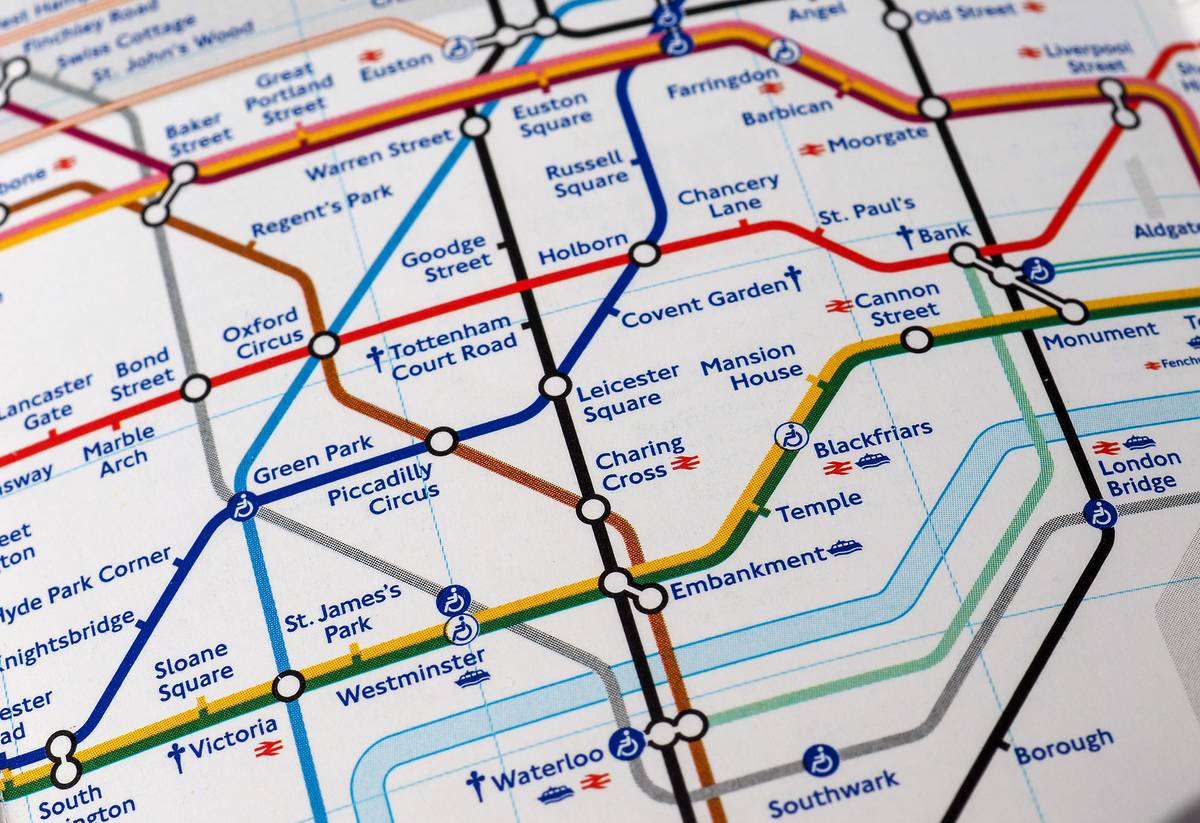 This Map Reveals Which Tube Journeys Are Actually Faster On Foot