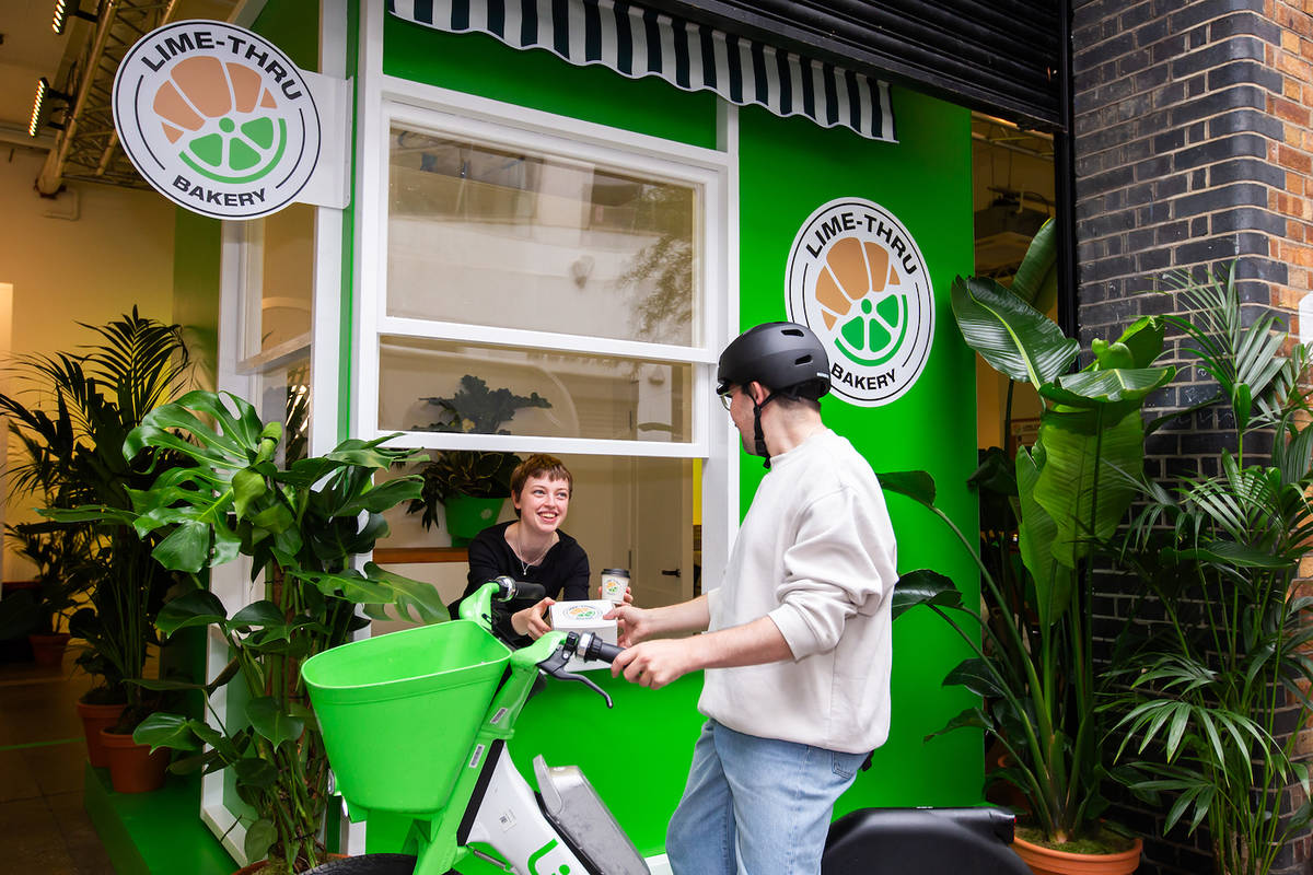 The UK's First Ever Cycle-Thru Bakery Is Open In London