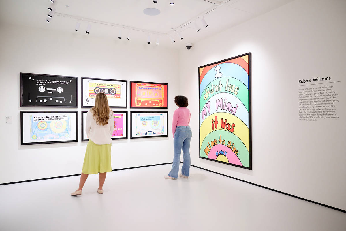 Here's Where You Can See Art By Robbie Williams In London