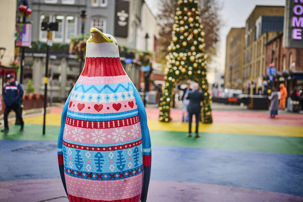 An Adorable Trail Of Penguins Has Landed In London