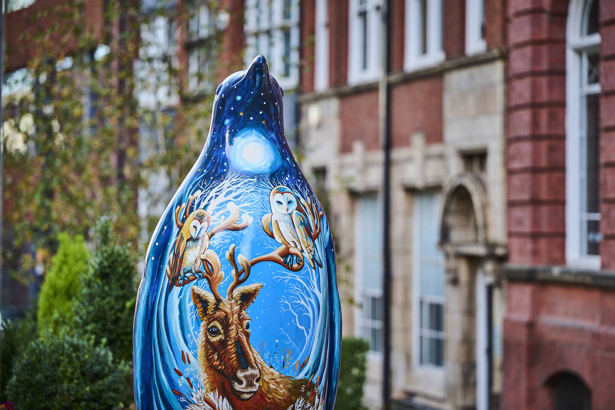 An Adorable Trail Of Penguins Has Landed In London