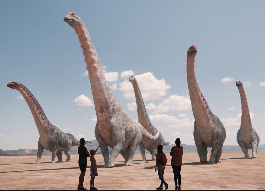 You can walk with four-storey tall dinosaurs as part of this awe ...