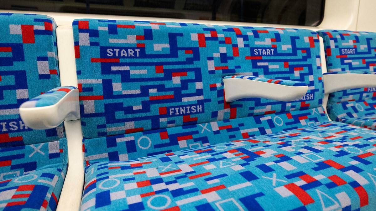 PlayStation Has Transformed The Victoria Line With Themed Seats
