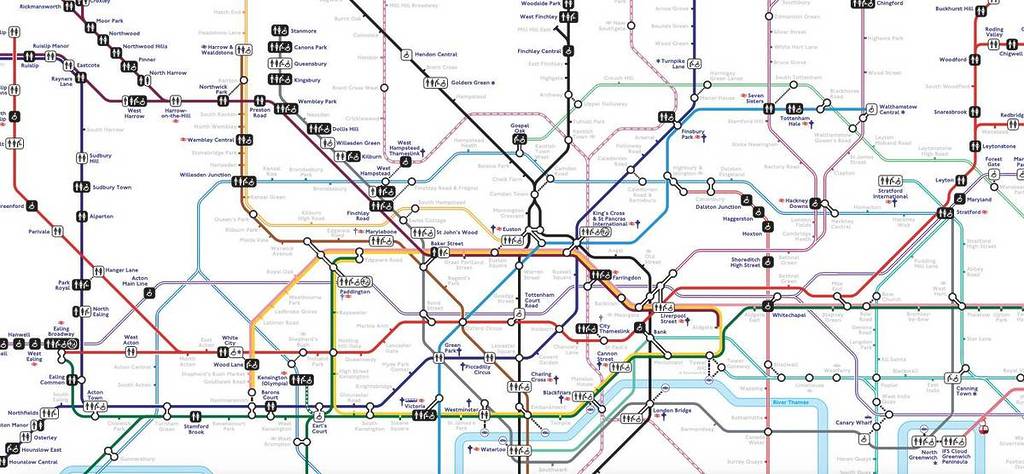 Here's Every Open Toilet In London On One Map