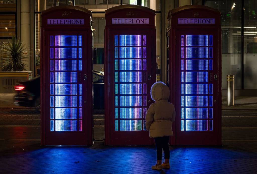 These Historic Phone Boxes Are Now An Immersive Art Installation