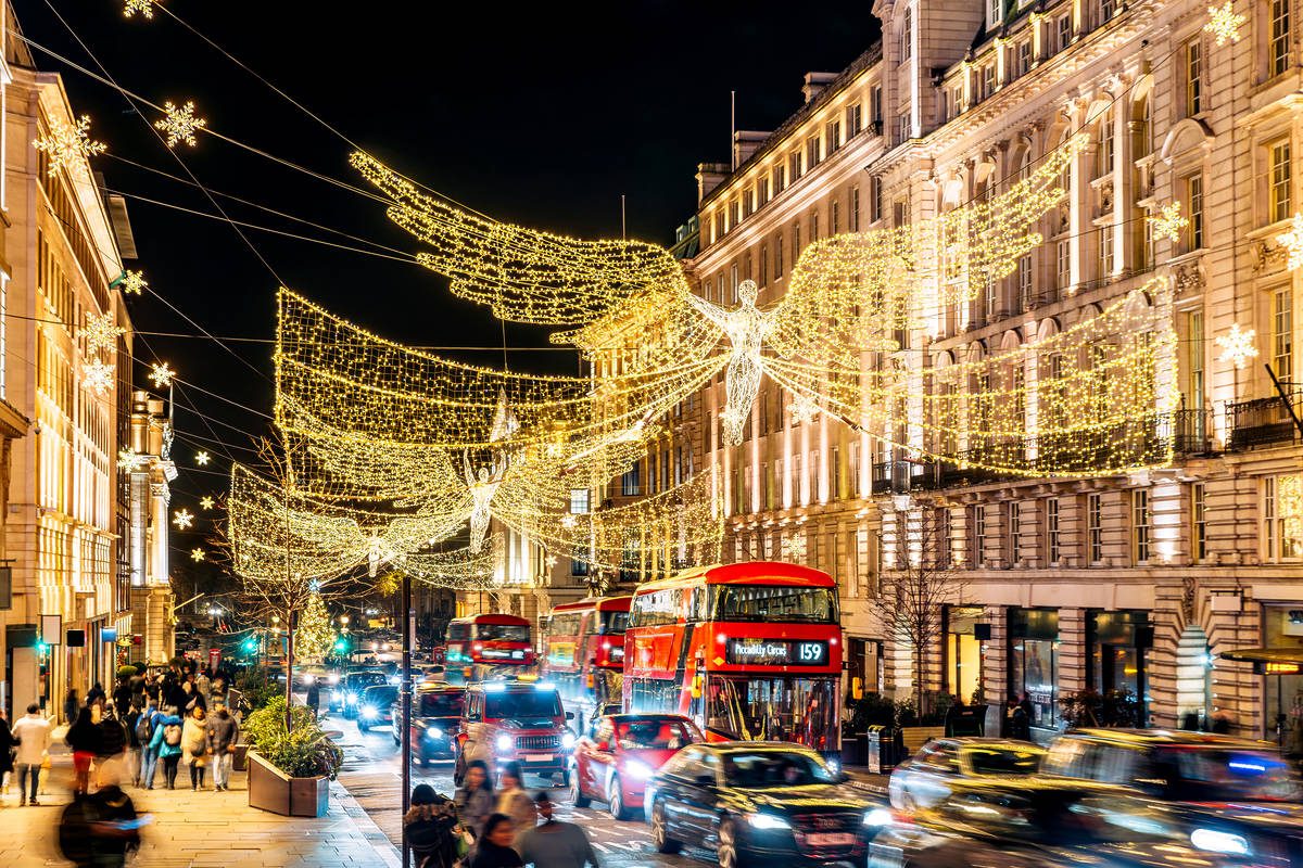 The Most Festive Area Of London With Twinkling Lights, Stunning Window ...