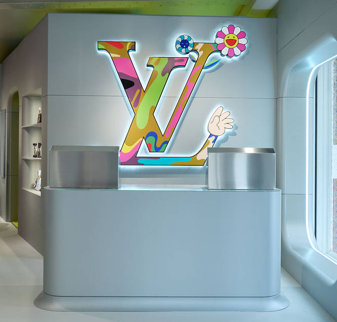 Mis deze meeslepende Louis Vuitton pop-up winkel in Soho niet