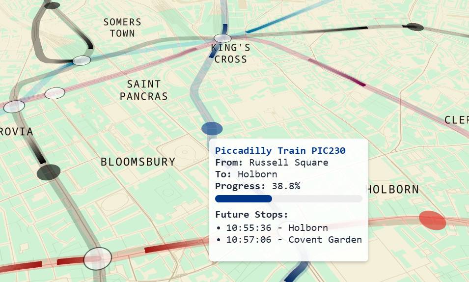 A Game-Changing New Live London Tube Map Has Been Created