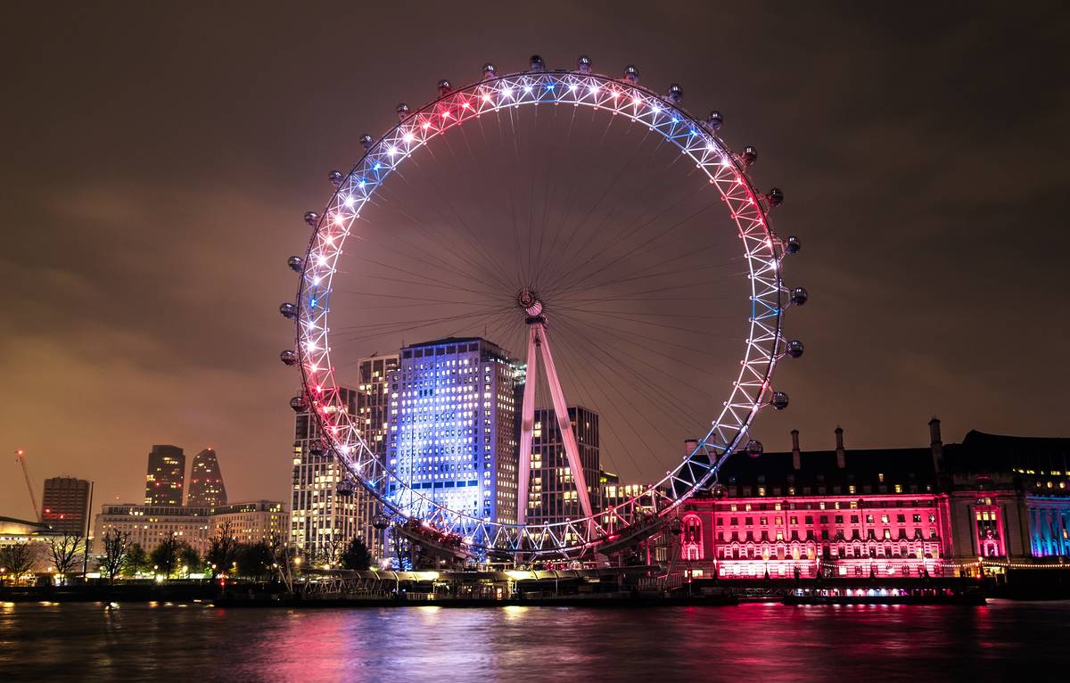 The London Eye Will Light Up Red, White, And Blue For VE Day