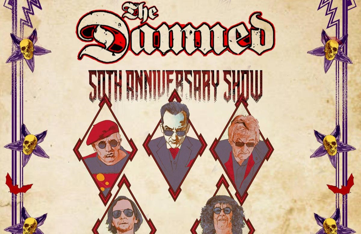 The Damned celebra sus 50 años como banda con un gran concierto en Londres