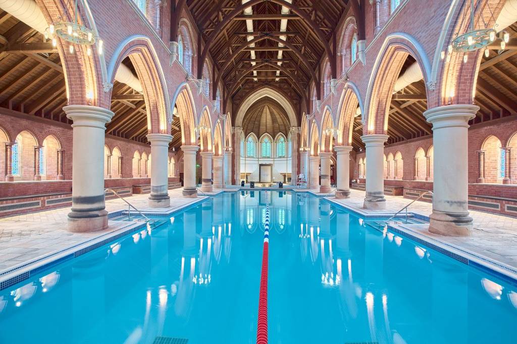 There's A Swimming Pool Hidden Inside This Former London Church