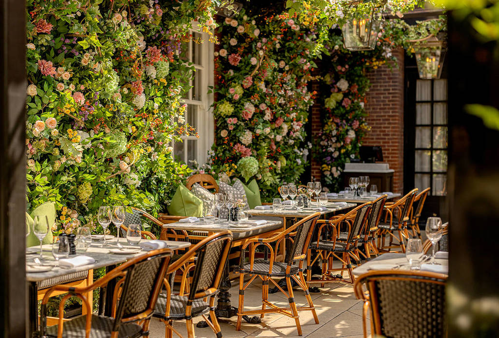 One Of London's Prettiest Restaurants Has Had A Seasonal Makeover