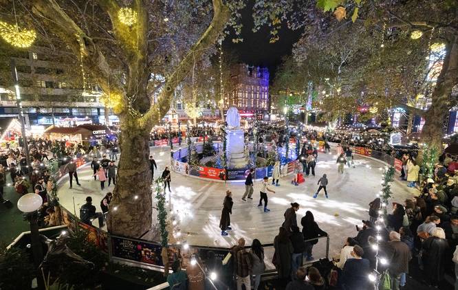 A Brand New Ice Rink Has Landed At Leicester Square For The Festive ...