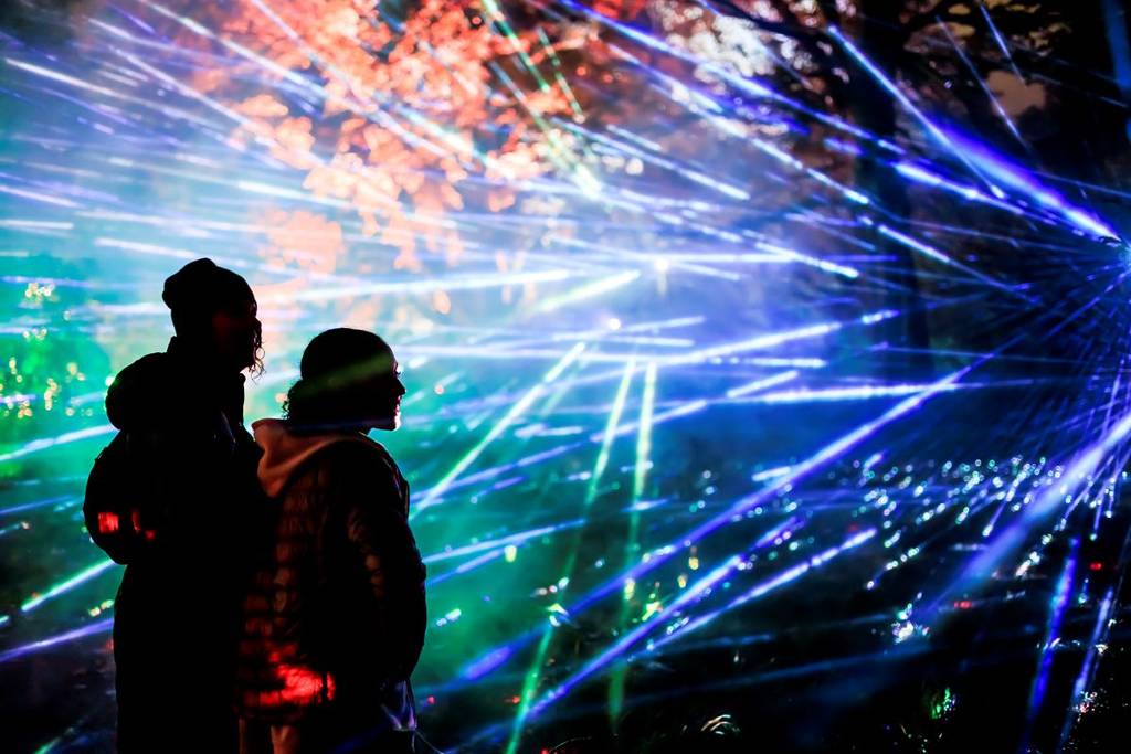 A Dazzling Outdoor Light Trail Is Open In London