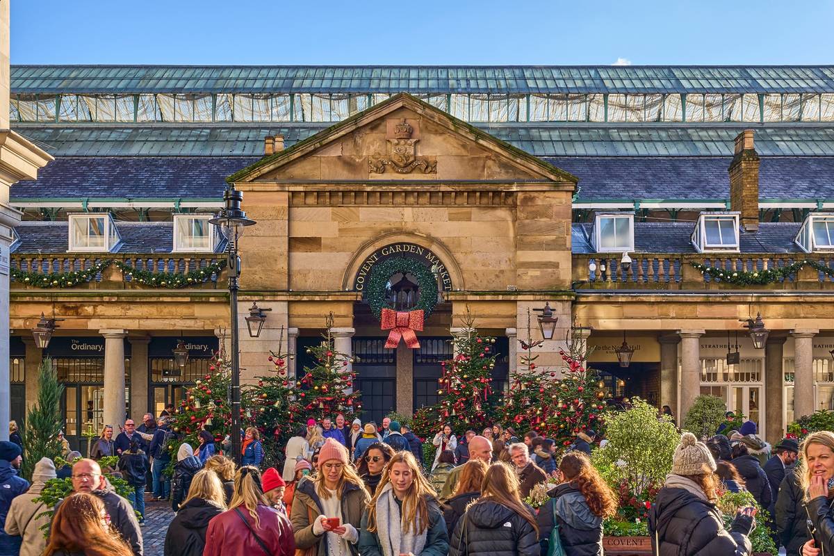 Covent Garden anunciou o retorno de suas deslumbrantes luzes de Natal ...